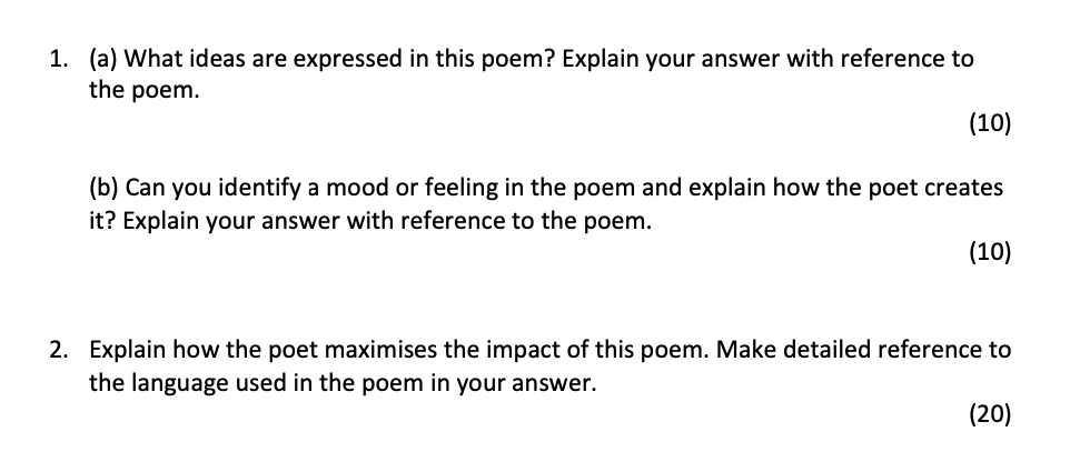 Podcast: Tips for Unseen Poetry