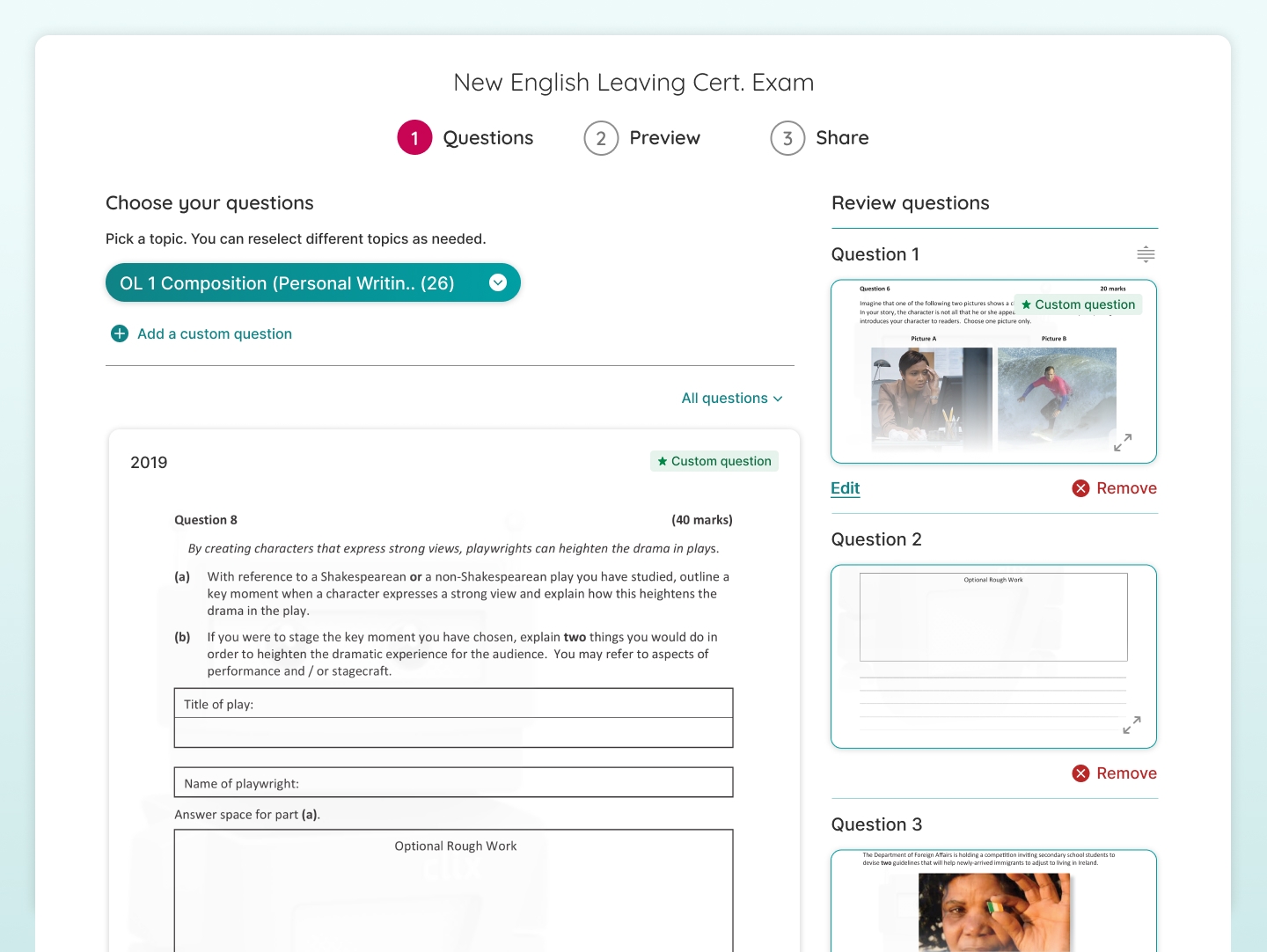 For Teachers | Build Free Digital Tests For Secondary School